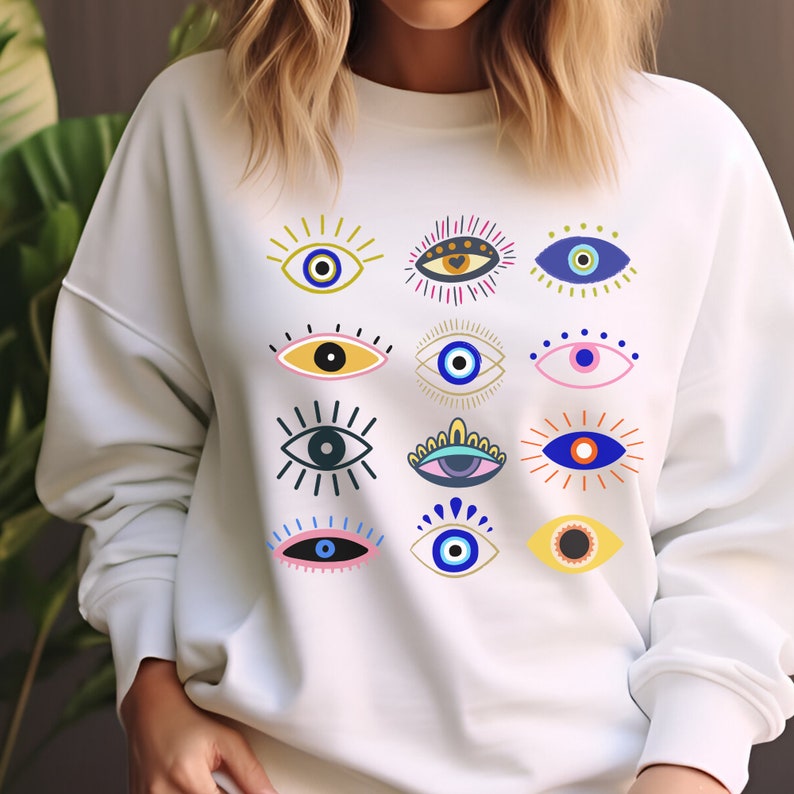 Evil Eye Shirt Evil Eye Tee Witchy Mama Shirt Moon Mama Tee Lunatic ...