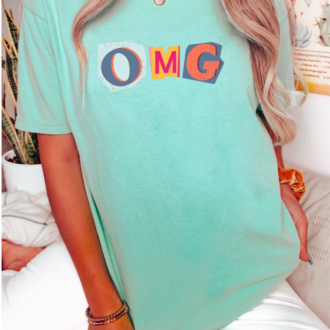 Oh My God Shirt OMG Gift Omg Tshirt Omg Pendant Omg Mug Retro Shirting ...