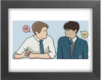 Nick & Charlie Boyfriends "heartstopper" Cross Stitch Pattern - Etsy