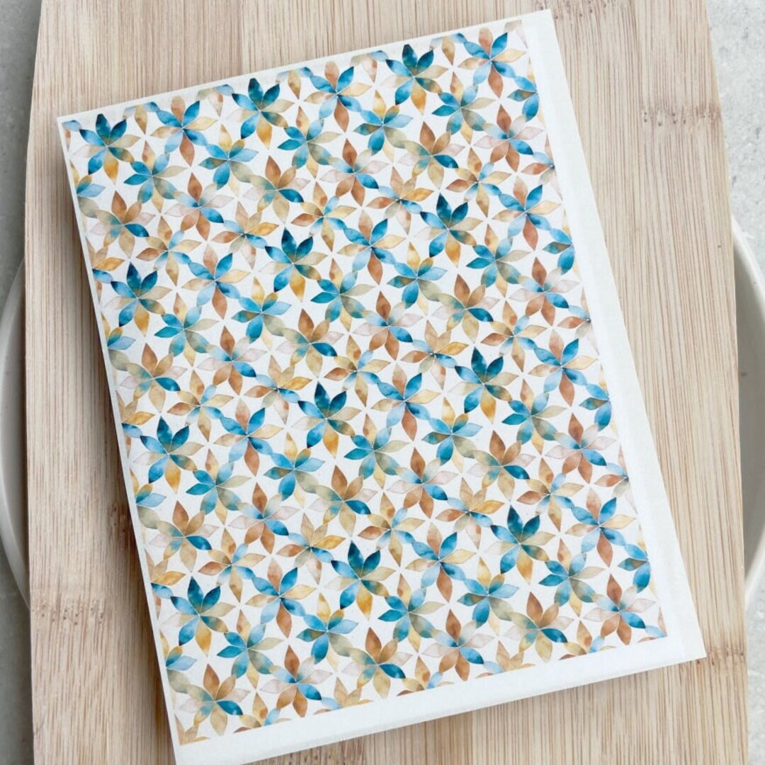 Botanical Polymer Clay Transfer Sheet: Autumn Geometric Leaves - Etsy