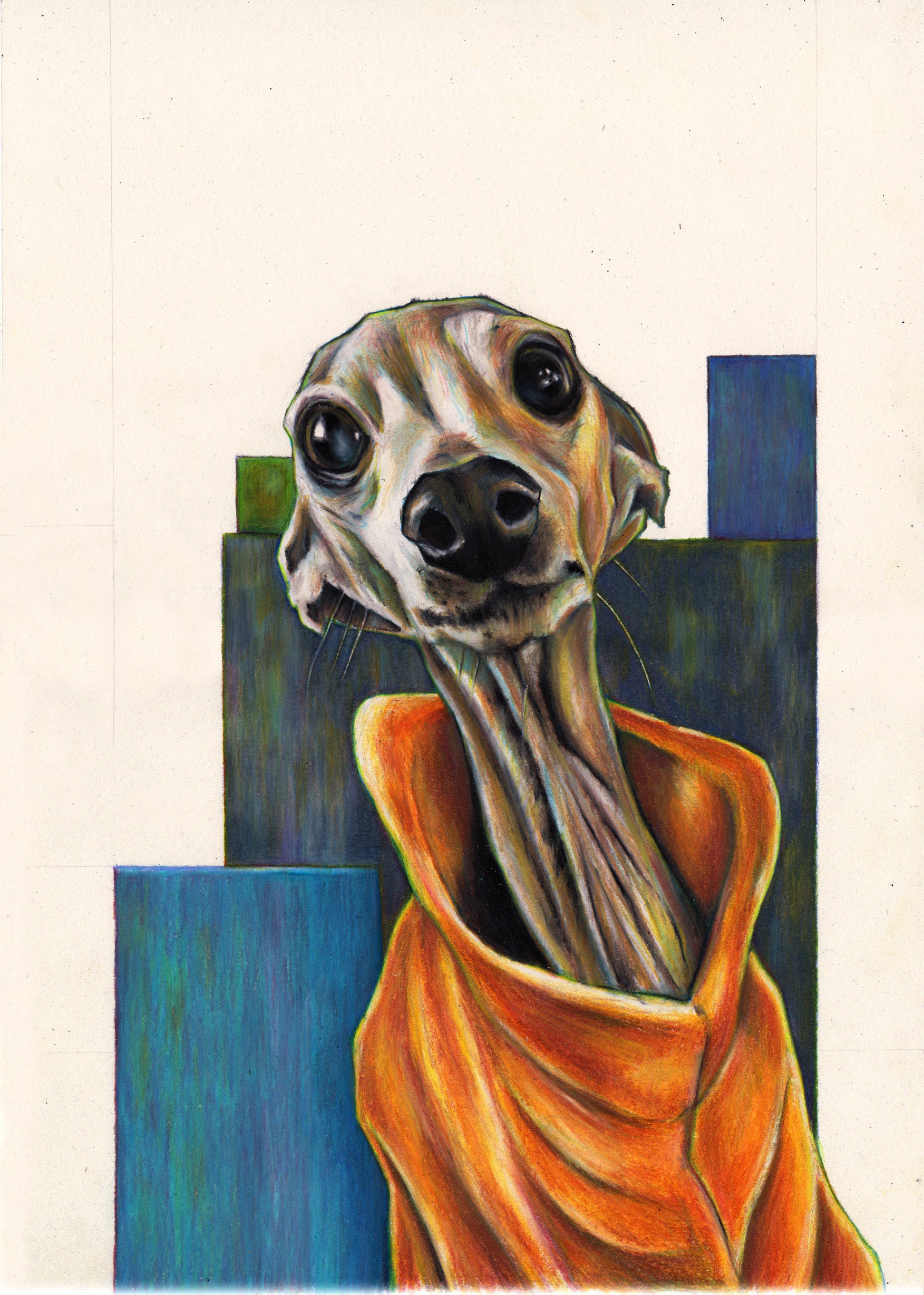 Custom pet portrait drawing Bespoke pet portrait pet | Etsy