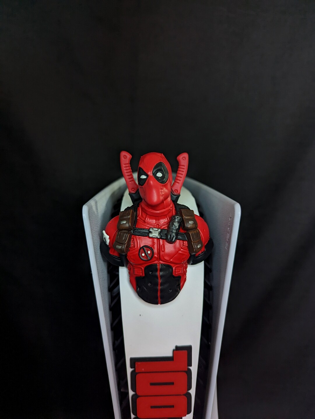 Deadpool Playstation 5 Bust and PS5 Logo Decal Accessory - Etsy