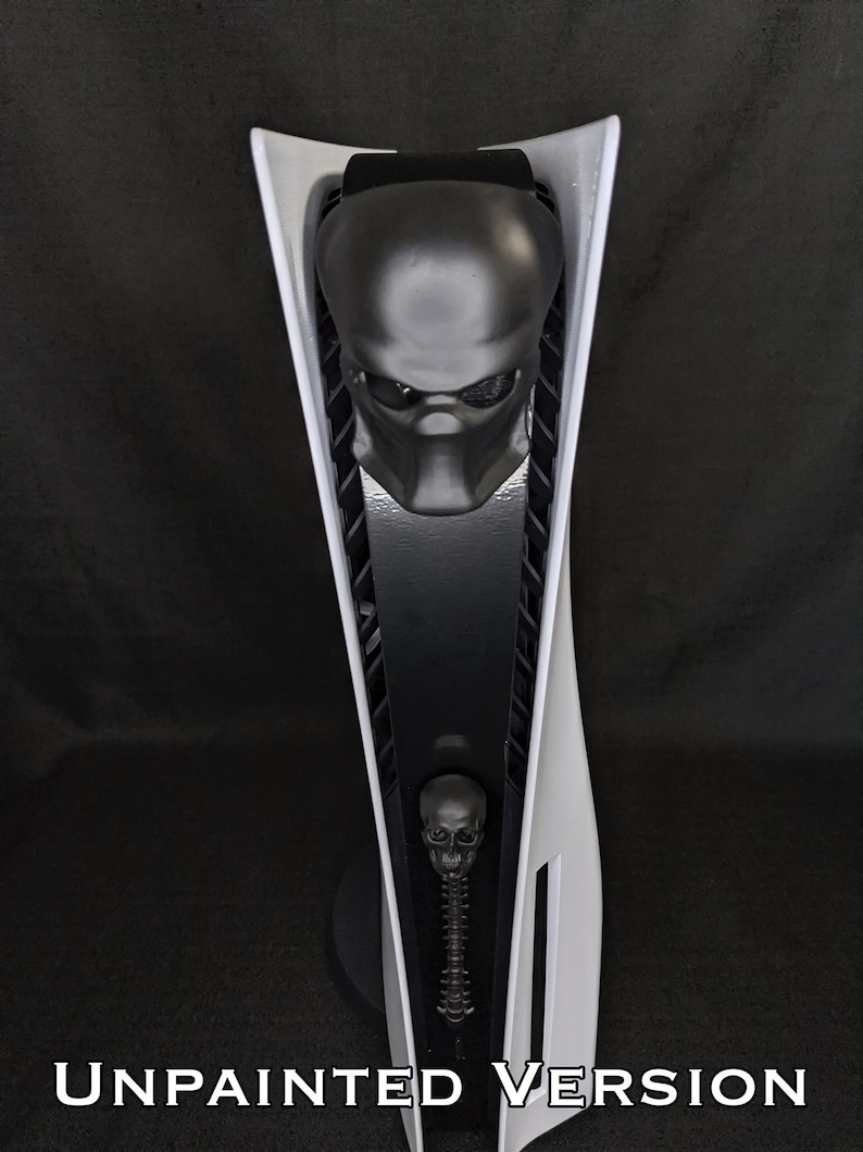 Playstation 5 Predator Mask With Skull & Spine PS5 Decal Accessory - Etsy