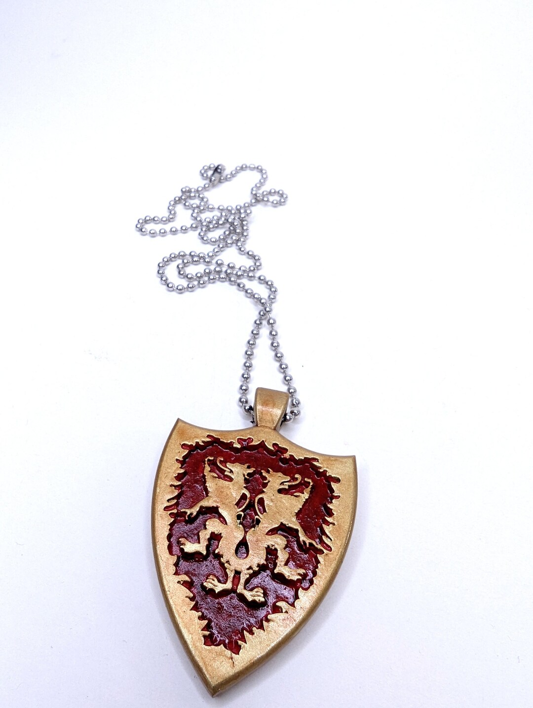 Bloodborne Cainhurst Badge on Silver Ball Chain - Etsy