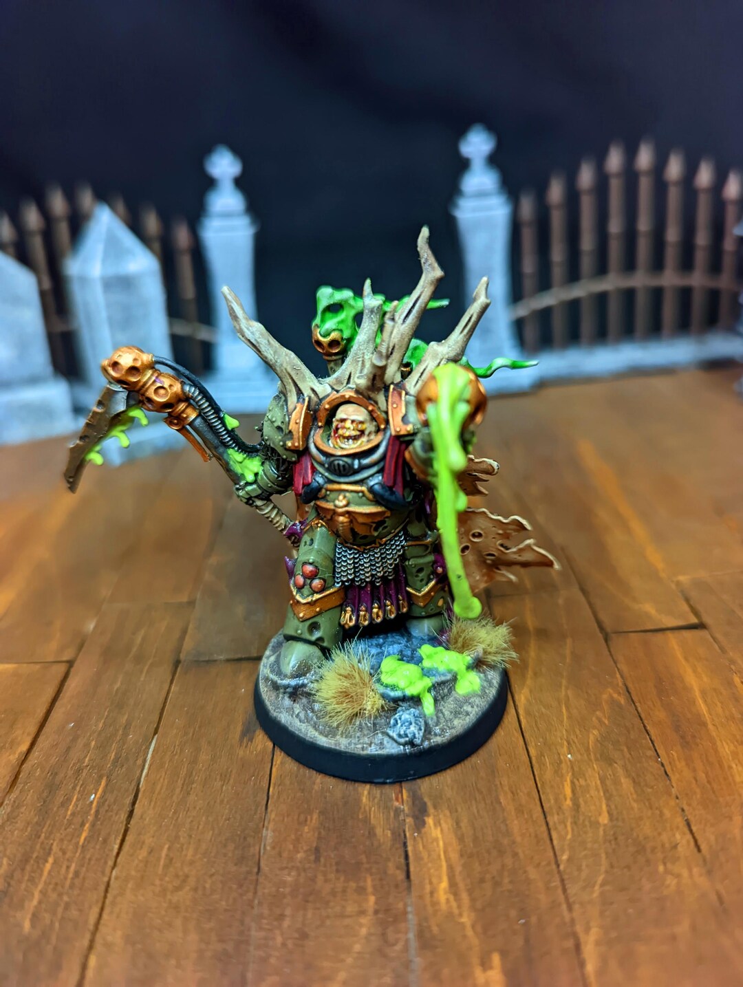 Lord Felthius, Death Guard Terminator | Painted Nurgle Miniature - Etsy
