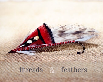 Fly Fishing Boutonniere Handmade Lapel Pin Hat Pin Brooch | Etsy