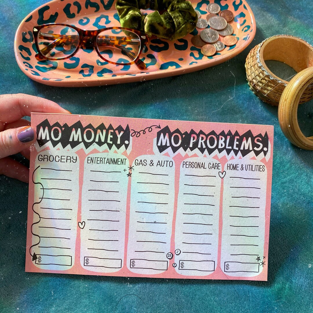 Notepad, Things to Do List, Organizer, Planner, Budget Tracker, Savings ...