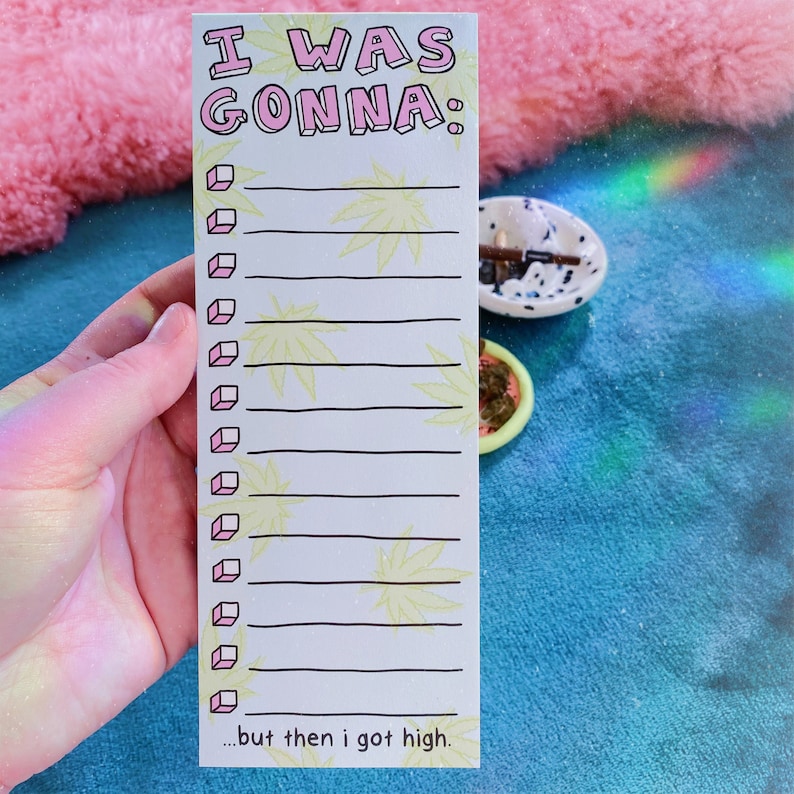 Notepad, Things to Do List, Organizer, Planner, Stoner Gifts, 420 ...