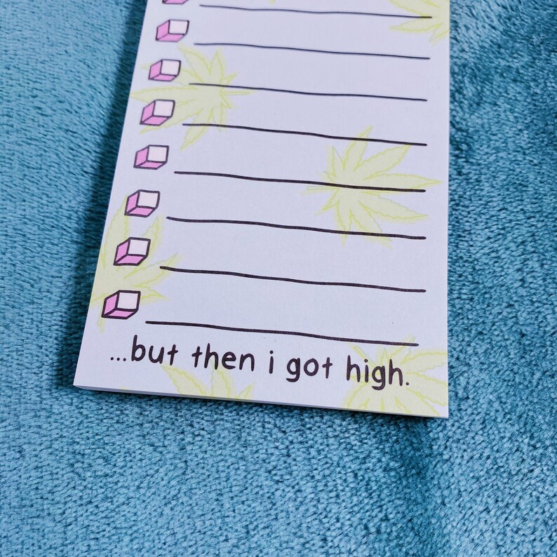 Notepad, Things to Do List, Organizer, Planner, Stoner Gifts, 420 ...