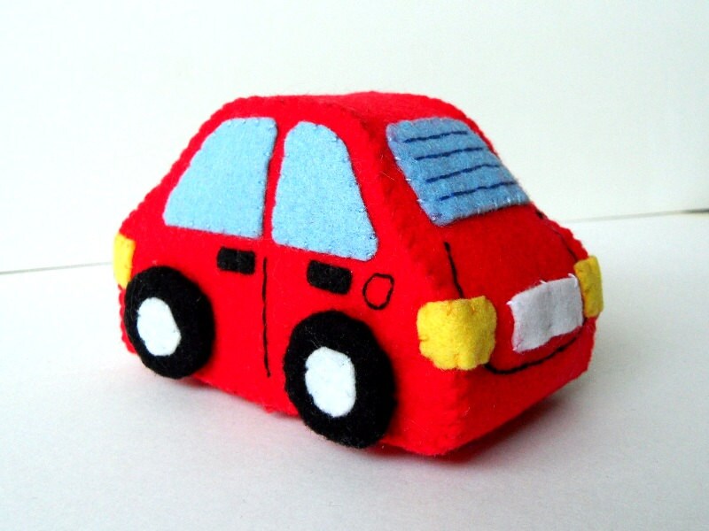Felt Doll - Adorable Little Sedan Car - PDF Pattern - Etsy