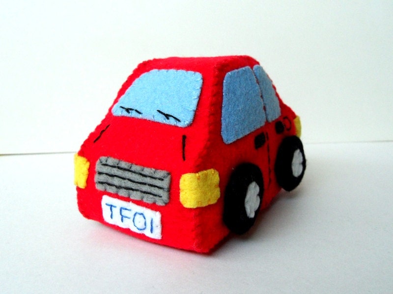 Felt Doll - Adorable Little Sedan Car - PDF Pattern - Etsy