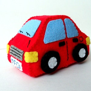 Felt Doll - Adorable Little Sedan Car - PDF Pattern - Etsy