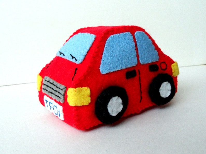 Felt Doll - Adorable Little Sedan Car - PDF Pattern - Etsy