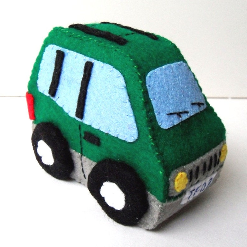 Felt Plush Toy - Adorable Little Sport Utility Vehicle - PDF Pattern - Etsy