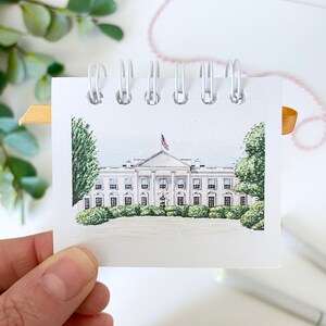Mini 2.5x3 70 Page Washington, DC Notebooks Eastern Market, White House ...