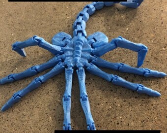 3D Printed Alien Movie Facehugger Articulated - Etsy