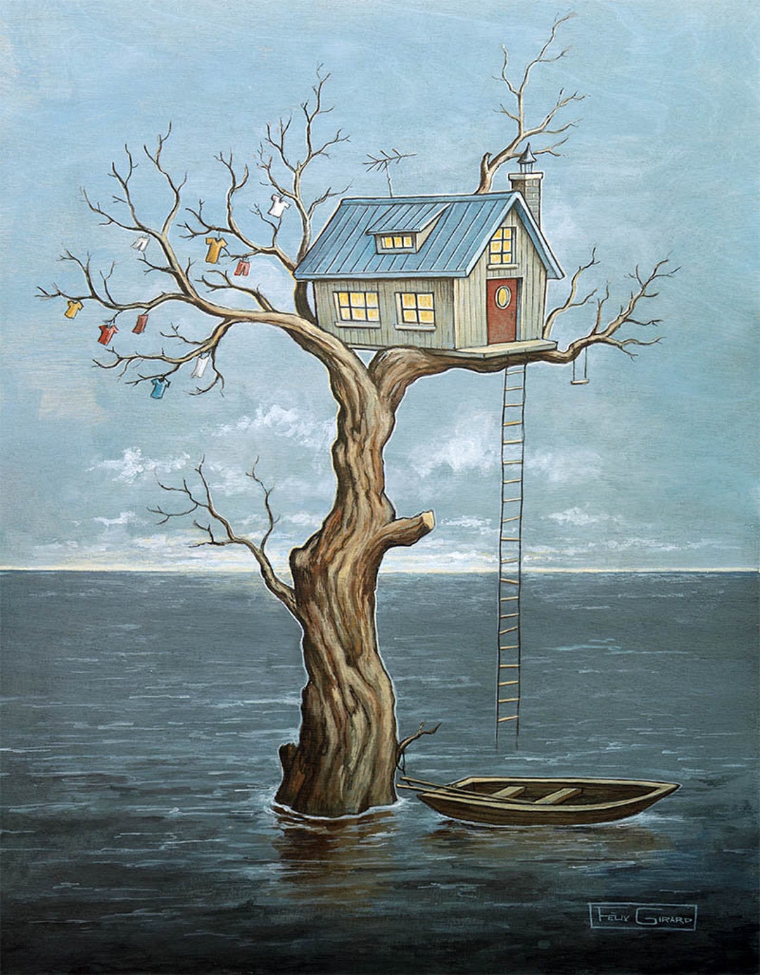 Waterworld Art Print - Etsy