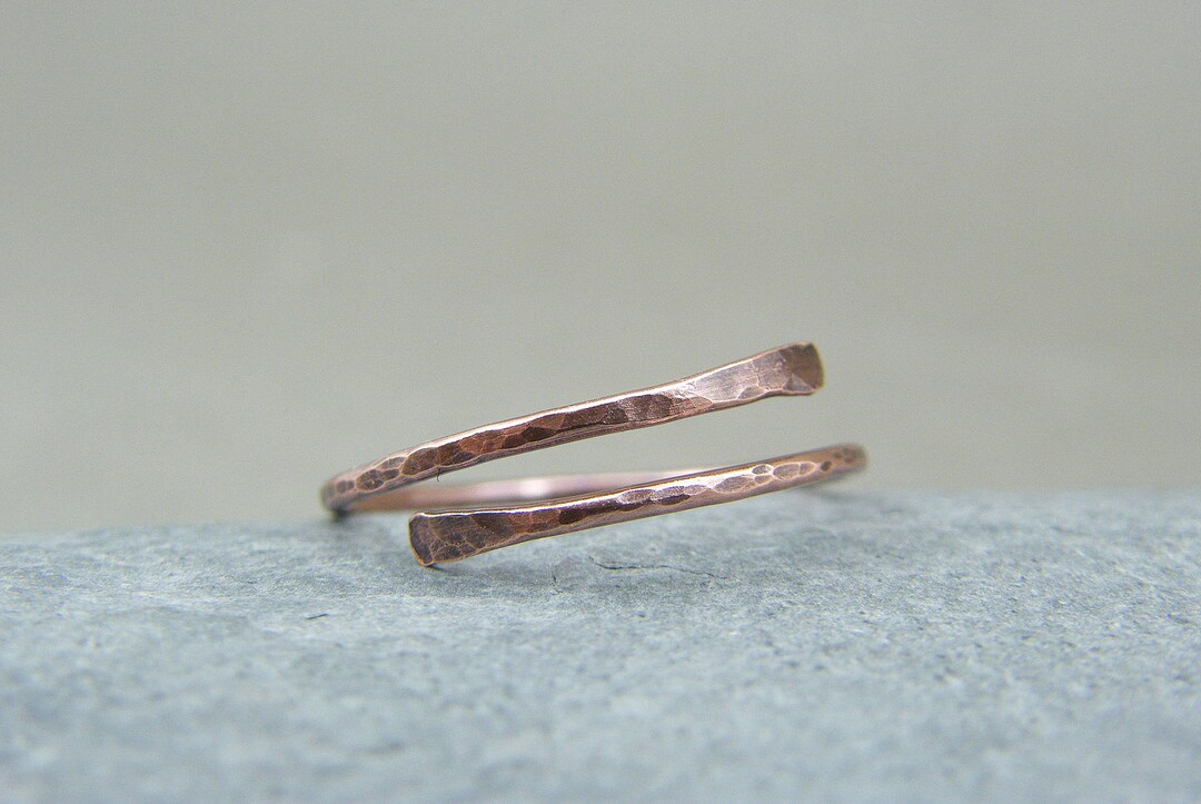 Copper Ring ~ Thumb Ring ~ Simple Ring ~ Adjustable ~ Popular Copper ...