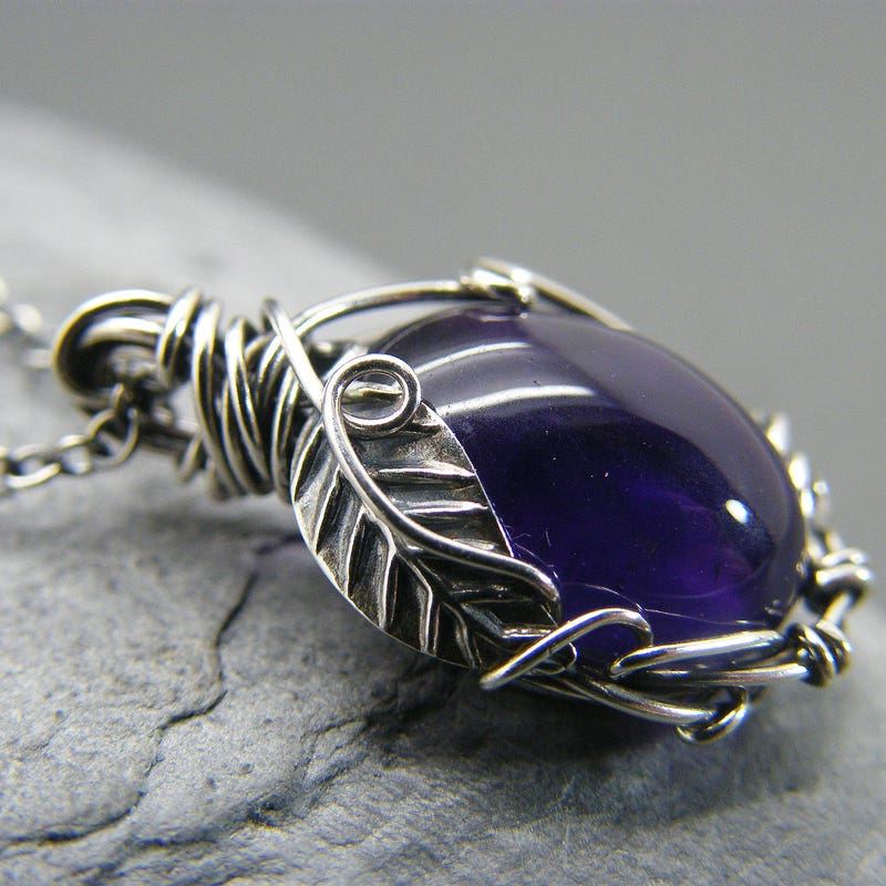 Amethyst Jewelry - Etsy