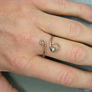 Thumb Ring ~ Simple Adjustable Ring ~ Spinner Ring ~ Copper Ring ...