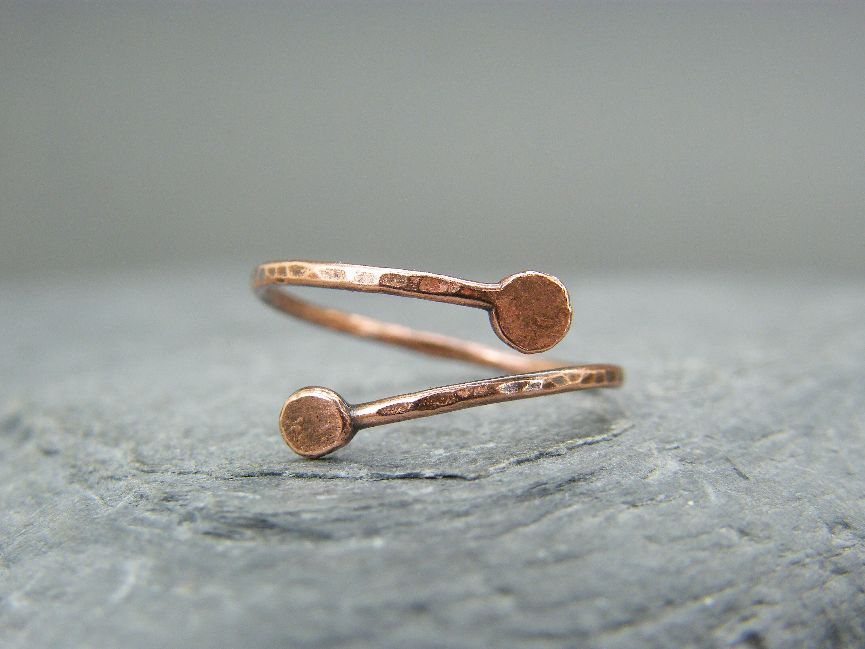 Copper Ring Adjustable Ring Copper Jewelry for Women | Etsy