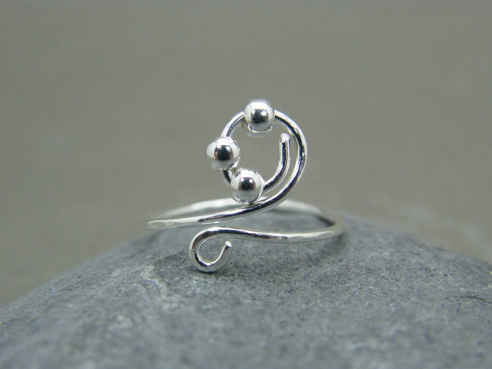 Plain Silver Ring Adjustable Sterling Silver Ring Popular - Etsy