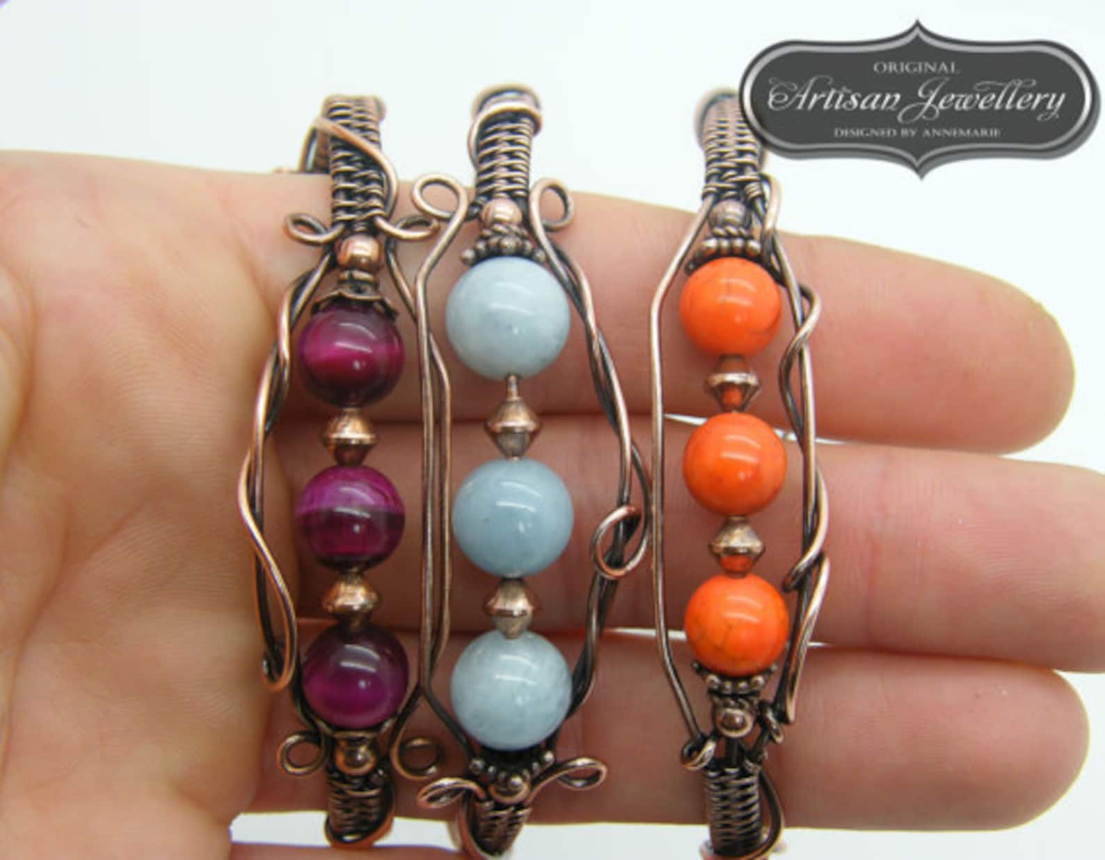 Wire Wrapped Jewellery Tutorial Jewellery Making Kit Wire | Etsy