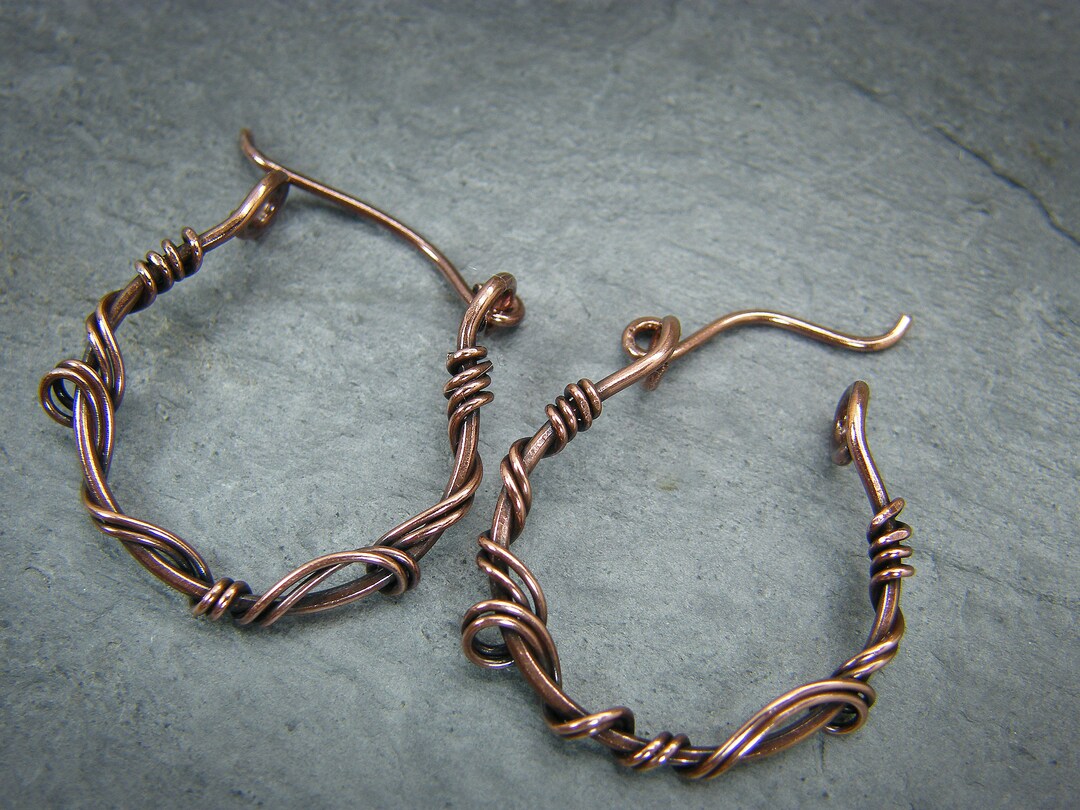 Copper Hoops, Earrings Small Hoops Earrings Copper Earrings, Gift for ...