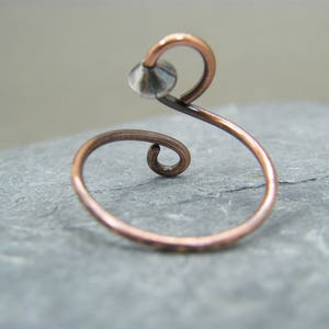 Thumb Ring ~ Simple Adjustable Ring ~ Spinner Ring ~ Copper Ring ...