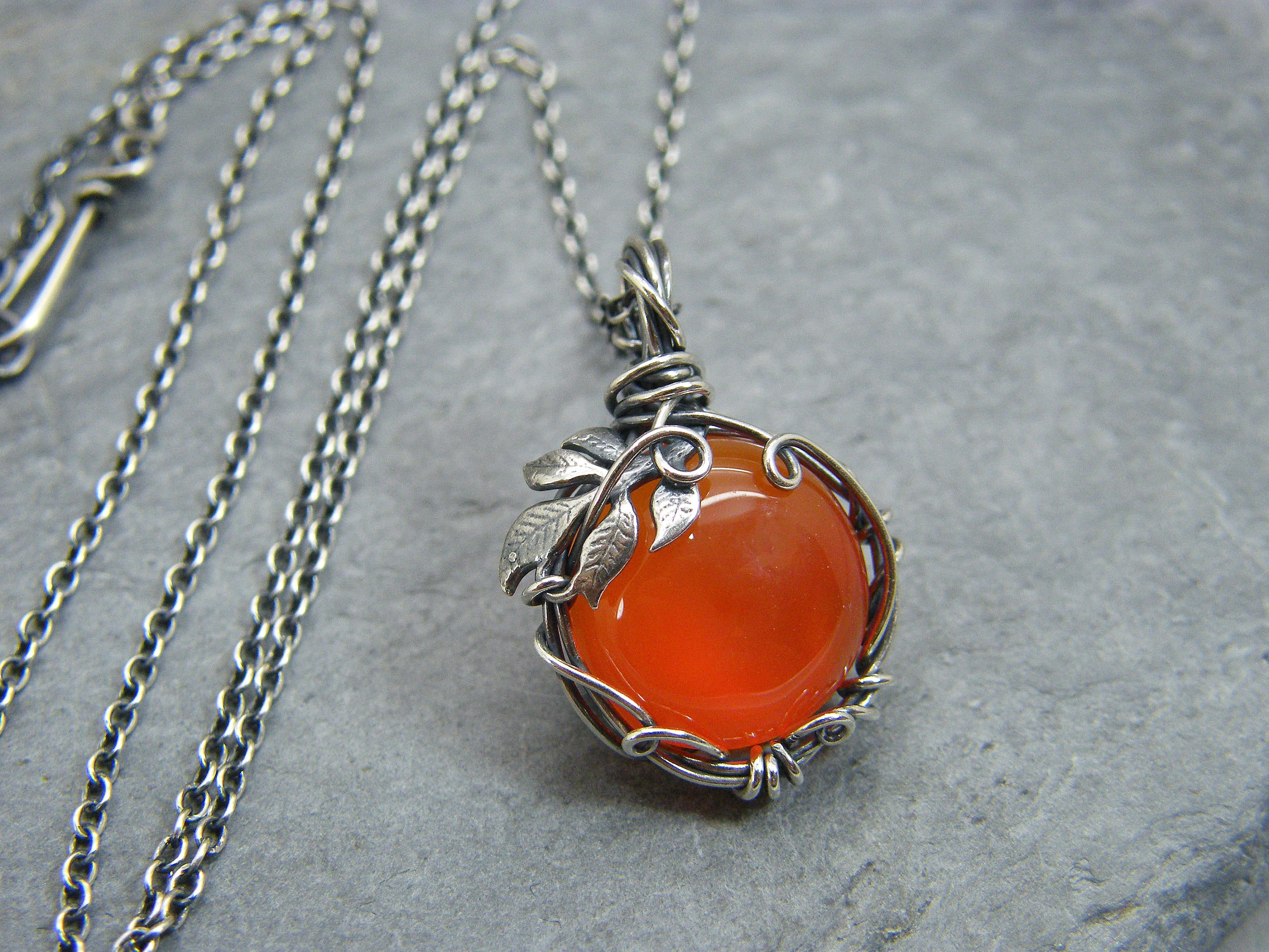 Carnelian Necklace Red Carnelian Necklace Carnelian Gift - Etsy Canada