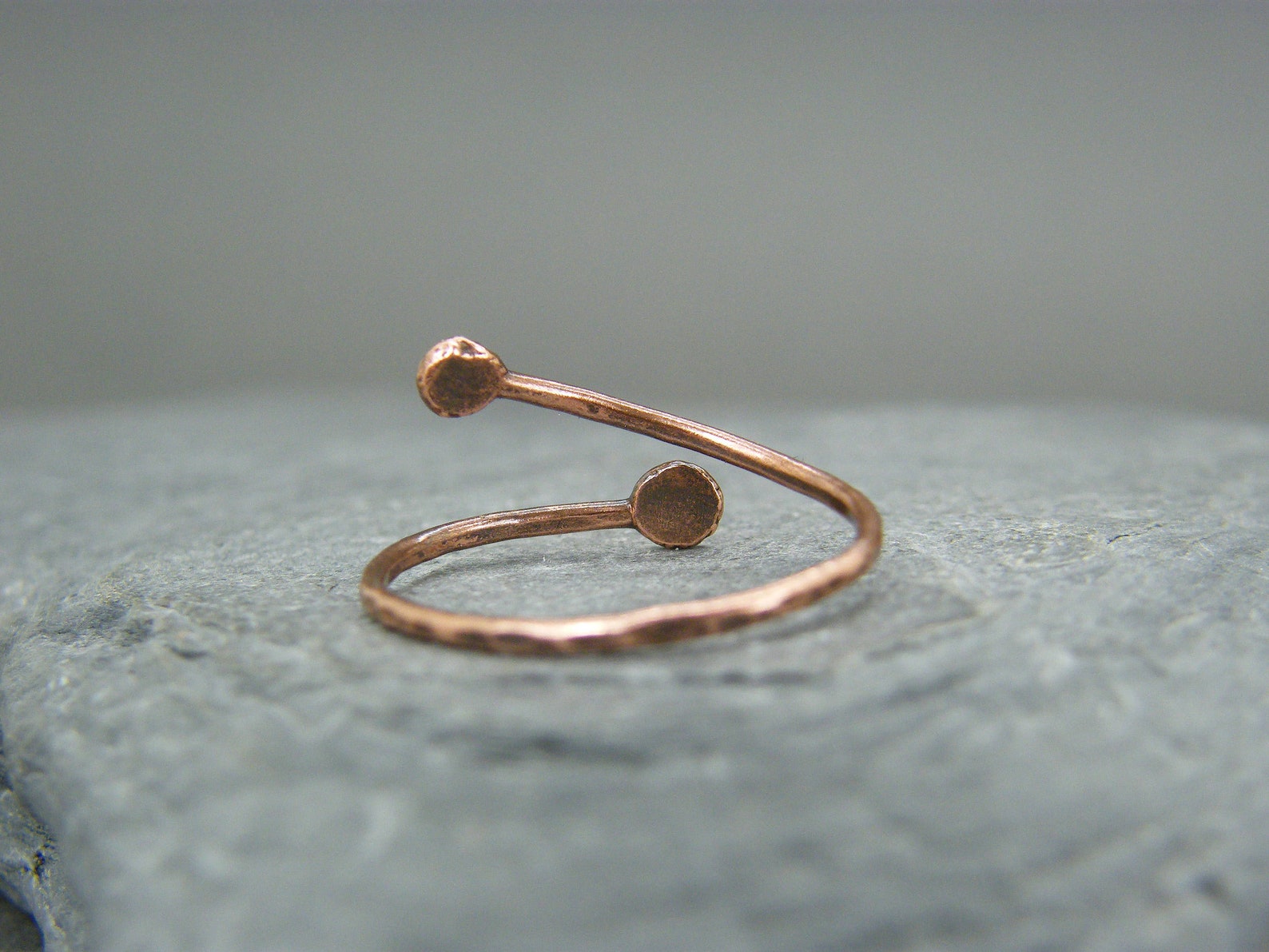 Copper Ring Adjustable Ring Copper Jewelry for Women | Etsy
