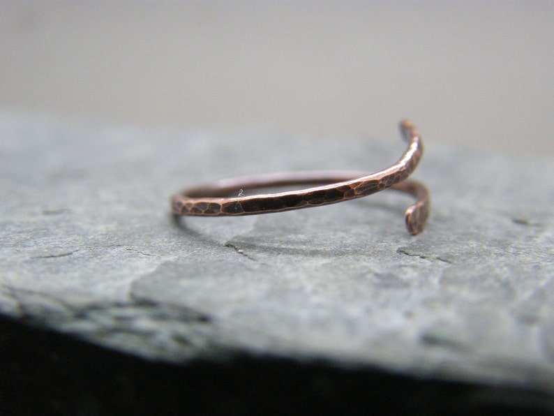 Copper Ring Thumb Ring Simple Ring Adjustable Popular | Etsy