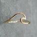 Wave Ring Sterling Silver Wave Ring Ocean Wave Ring - Etsy