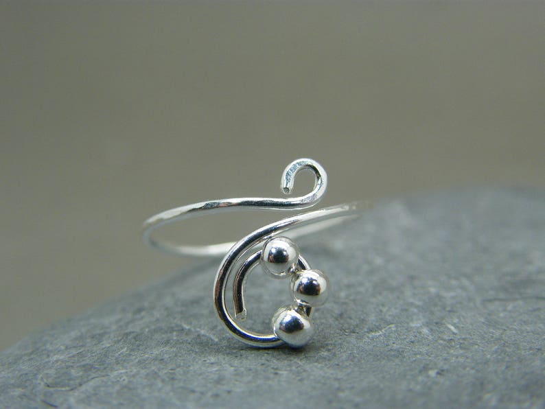 Plain Silver Ring Adjustable Sterling Silver Ring Popular - Etsy