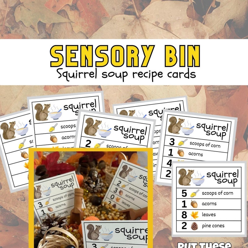 Autumn Soup Activity - Etsy UK