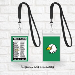 Editable Team Roster Card Template: Canva Design (digital Download) #1 ...