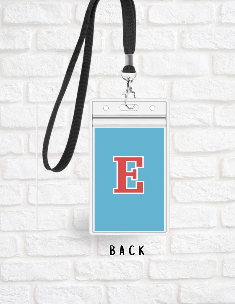 Editable Team Roster Template: Two-sided Color Block Design (4x6 ...