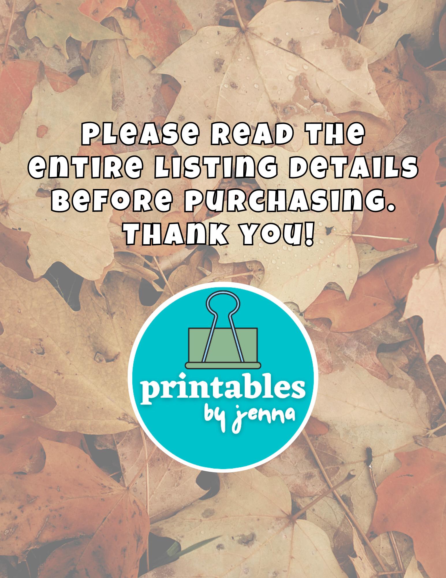 Fall "squirrel Soup" Recipe Cards for Preschool Sensory Bin - Etsy