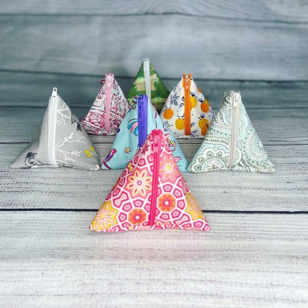 Triangle Pouch - Etsy