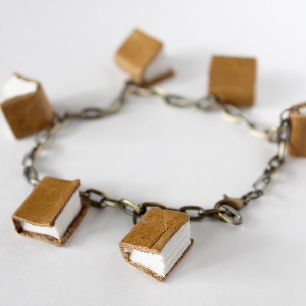 Book Chain Bracelet - Etsy