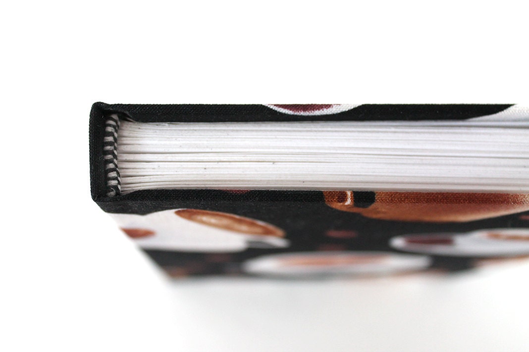 Coffee Lover's Hardcover Journal, Cafe Unlined Travel Notebook, Small ...