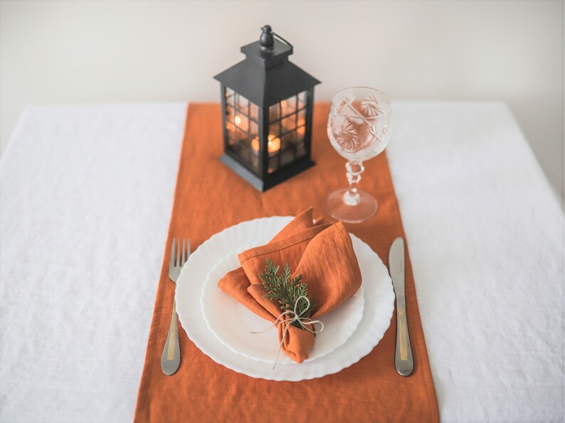 Halloween Linen Napkins Halloween Party Table Napkin Cloth - Etsy