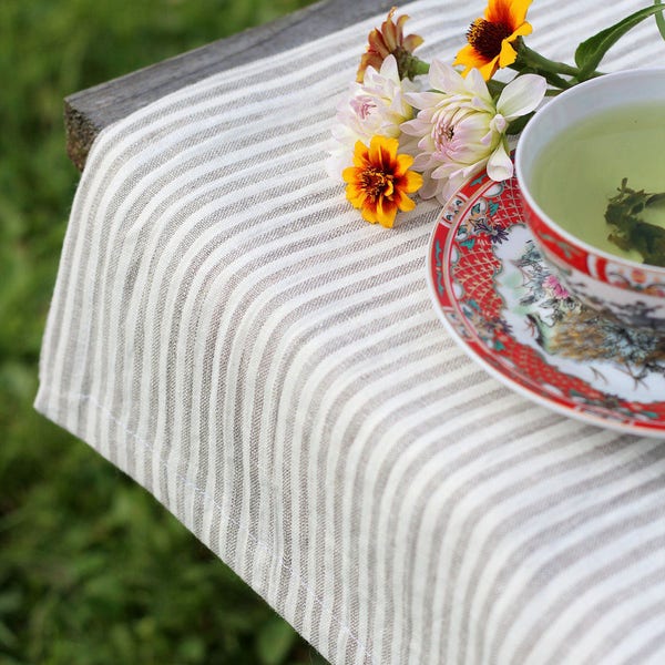Striped Table Runner - Etsy