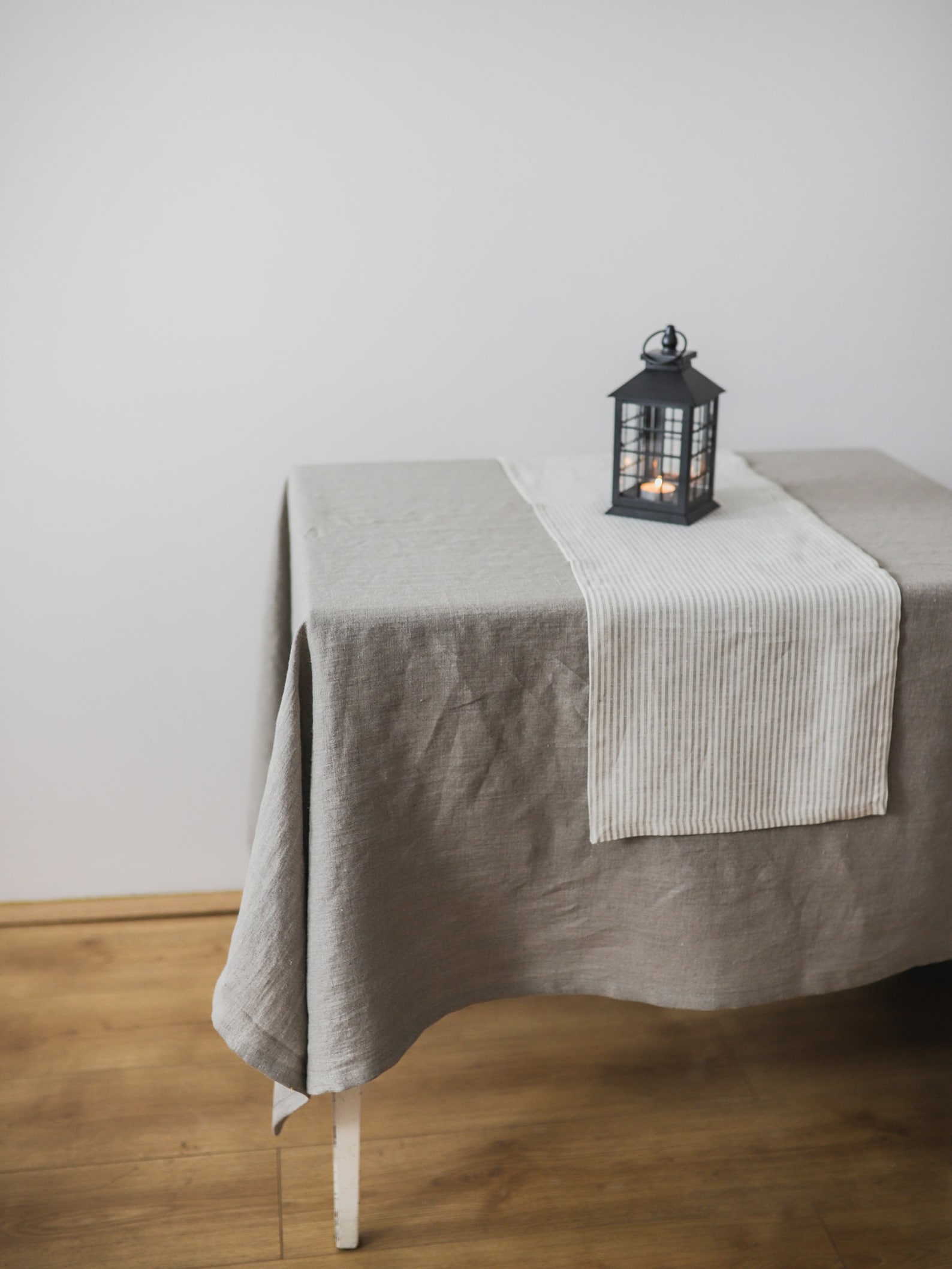 Dusty Blue Linen Tablecloth Dusty Blue Flax Table Cloth - Etsy