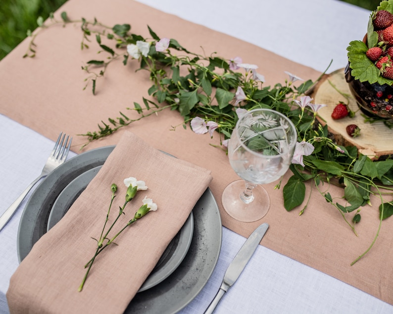 Fall Table Linen Cloth Napkins Autumn Wedding Napkin Wedding | Etsy