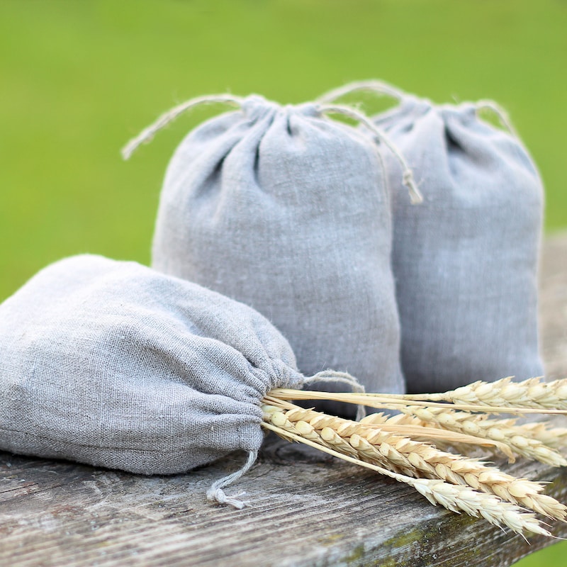 Linen Drawstring Bag - Etsy