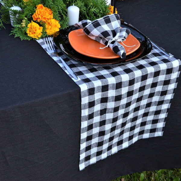 Buffalo Plaid Table Runner - Etsy