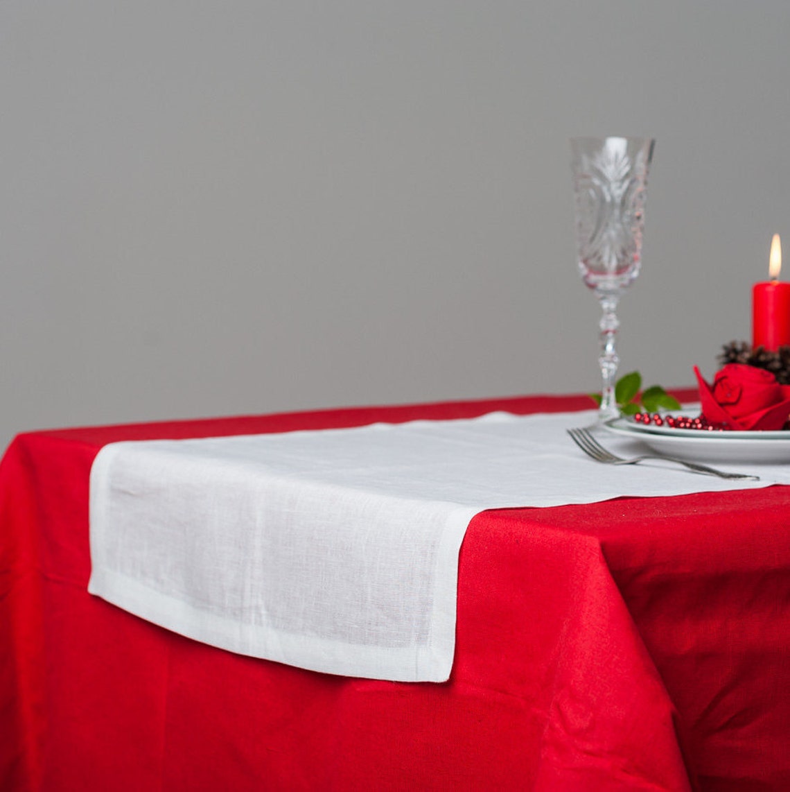 Linen Table Runner Wedding Table Linen Linen Table Cloth - Etsy