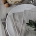 Light Gray Linen Wedding Napkins Flax Cloth Napkins Wedding - Etsy
