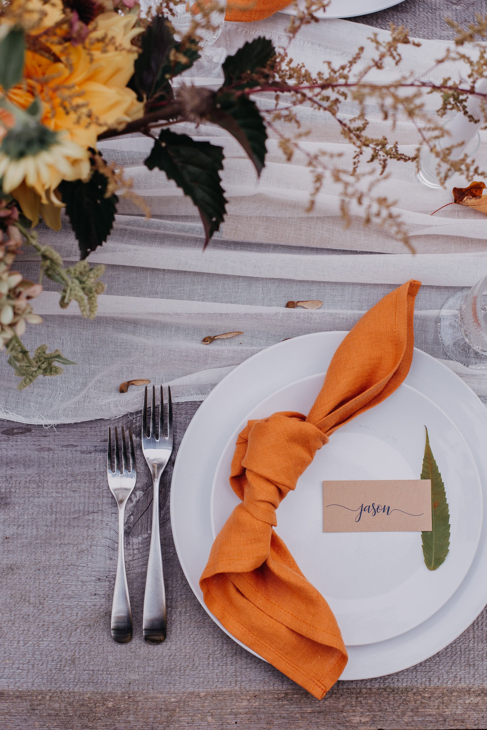 Fall Table Linen Cloth Napkins Autumn Wedding Napkin Wedding | Etsy